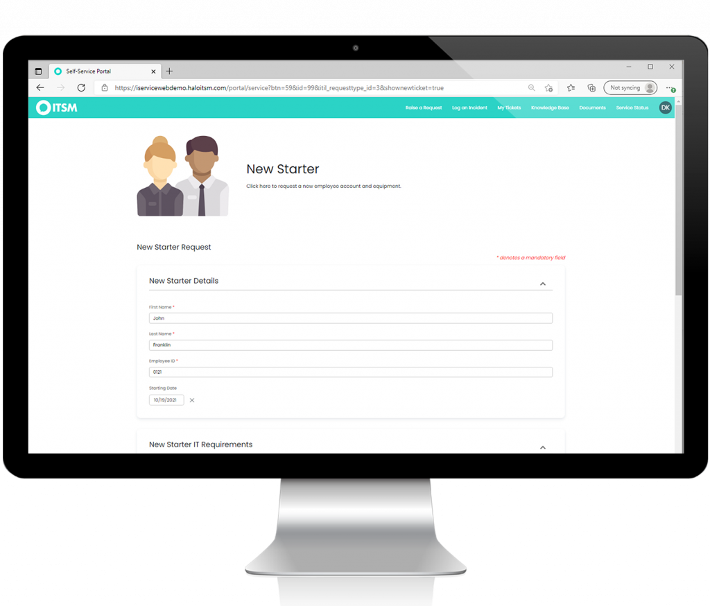 Self-Service Portal - iService Solutions